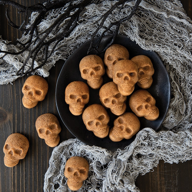 Buy Skull Bites Cake Pan Online | Ladles & Linens Kitchen Shoppe